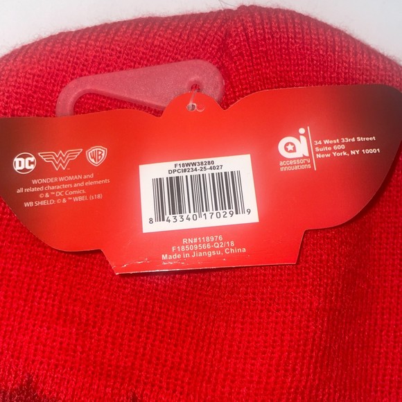 wonder woman | Accessories | Wonder Woman Dc Glitter Kids Scully Cap ...